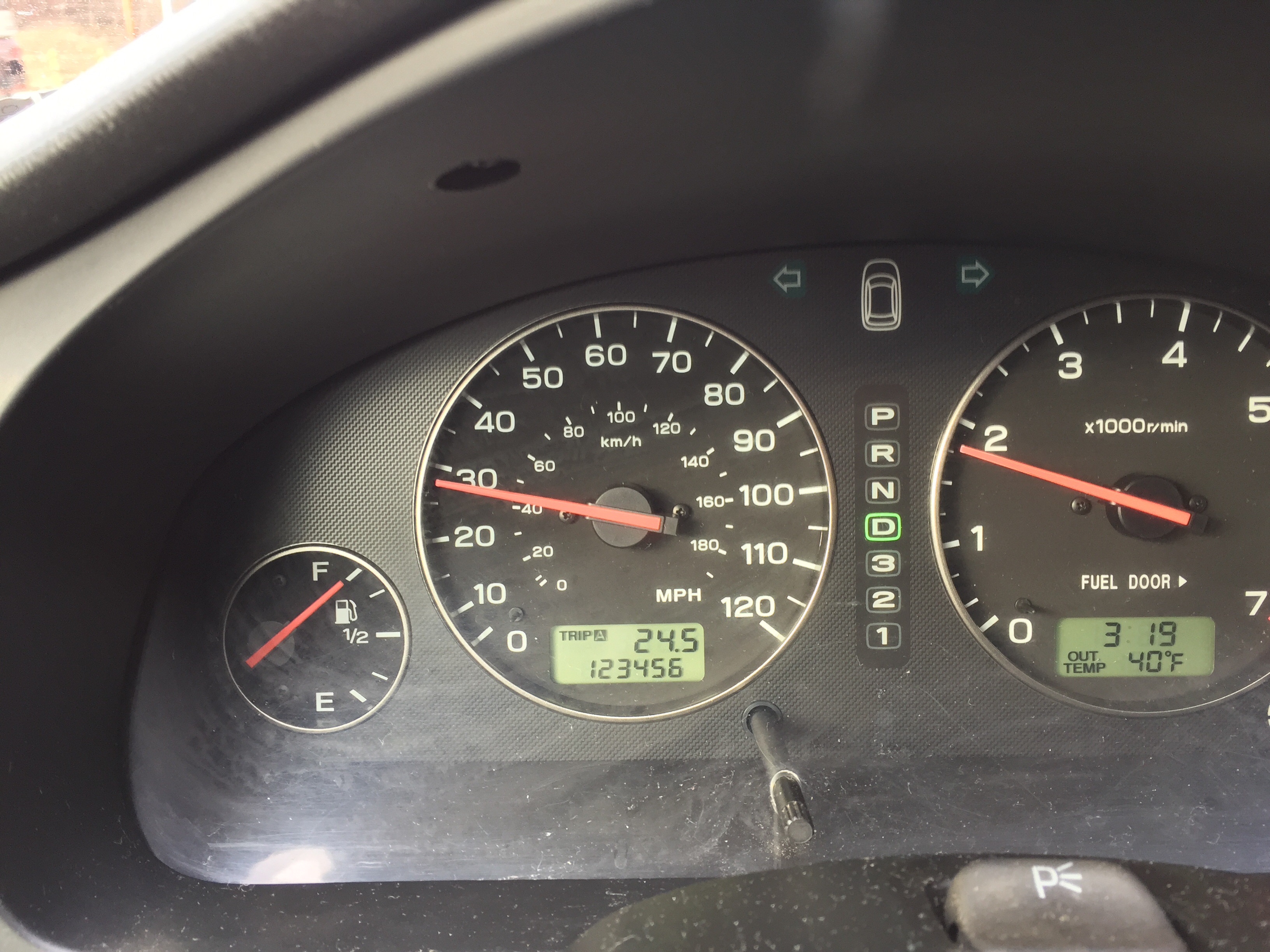 Mileage on my '03 Legacy | Scrolller
