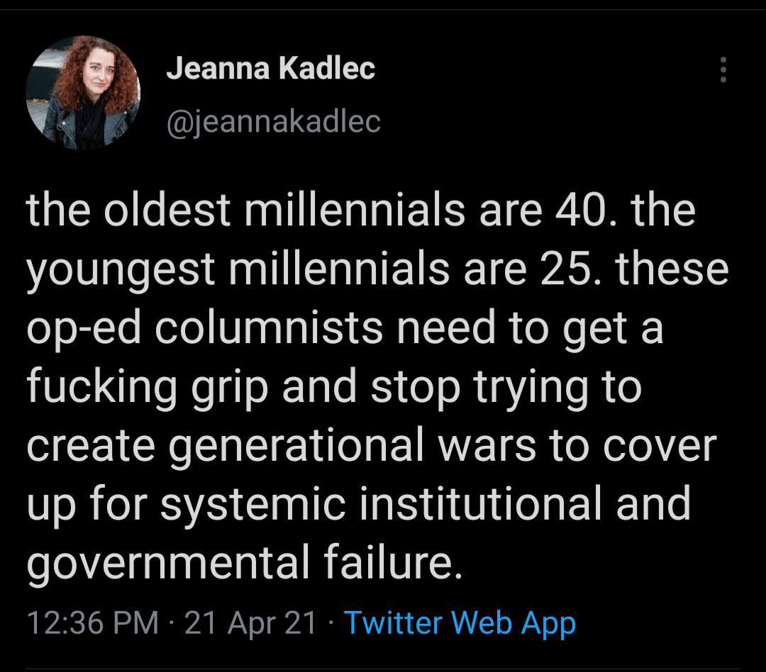 Millennials, the eternal scapegoat | Scrolller