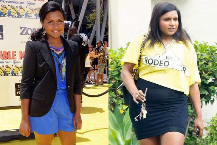The widening of Mindy Kaling’s hips and belly | Scrolller