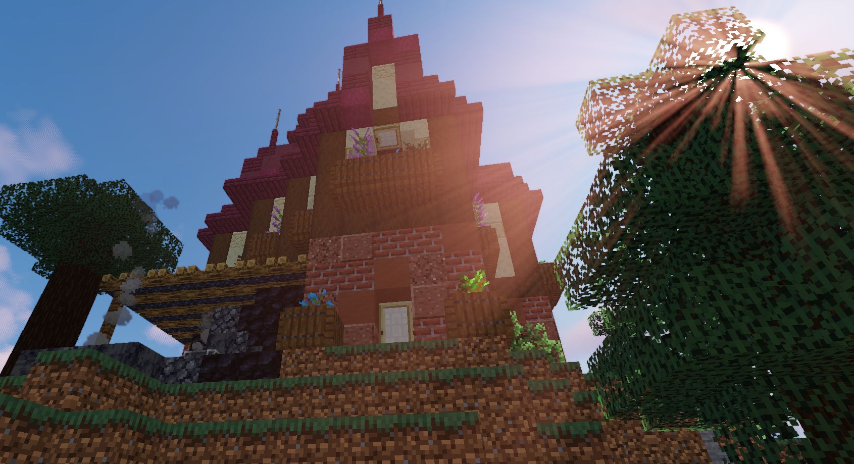 Minecraft house go brrrr | Scrolller