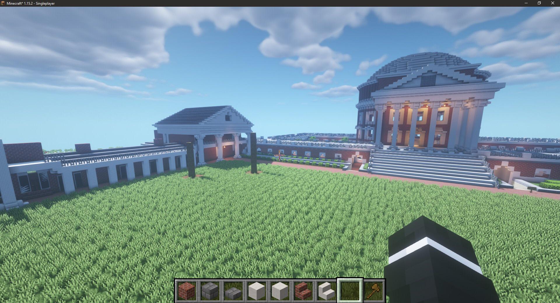 Minecraft Lawn Progress Pic (w/ shaders) | Scrolller