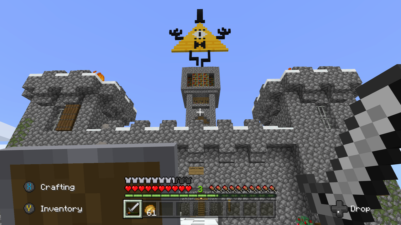 Minecraft Pixel art Bill Cipher | Scrolller