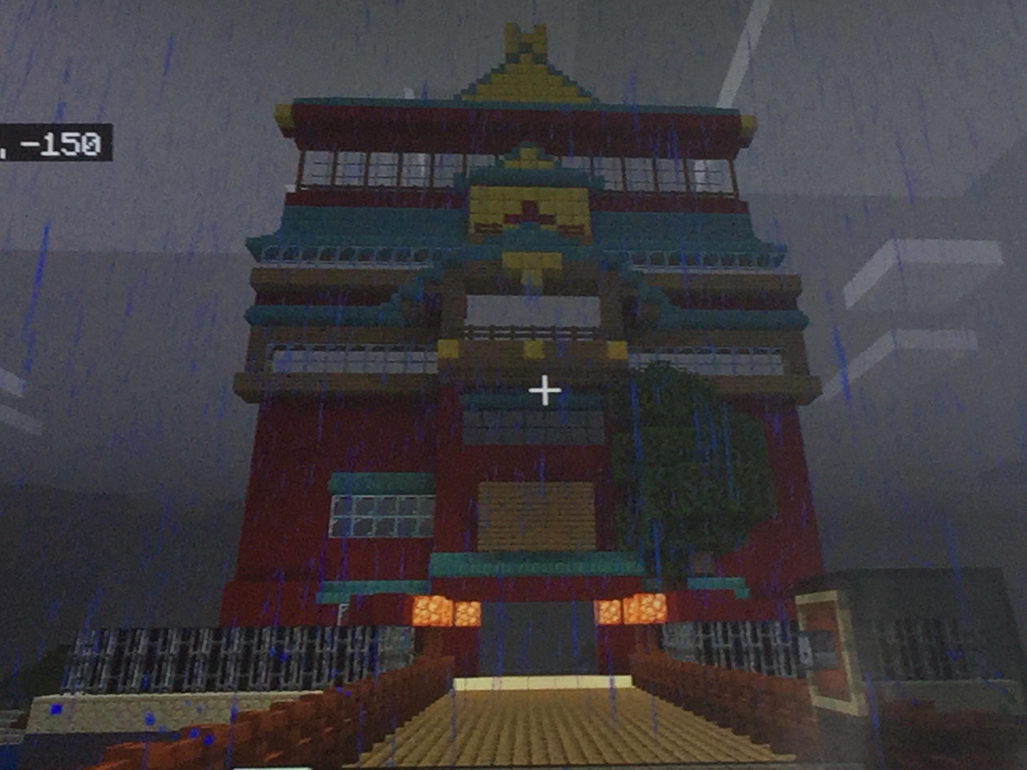 Minecraft: spirited away bath house | Scrolller