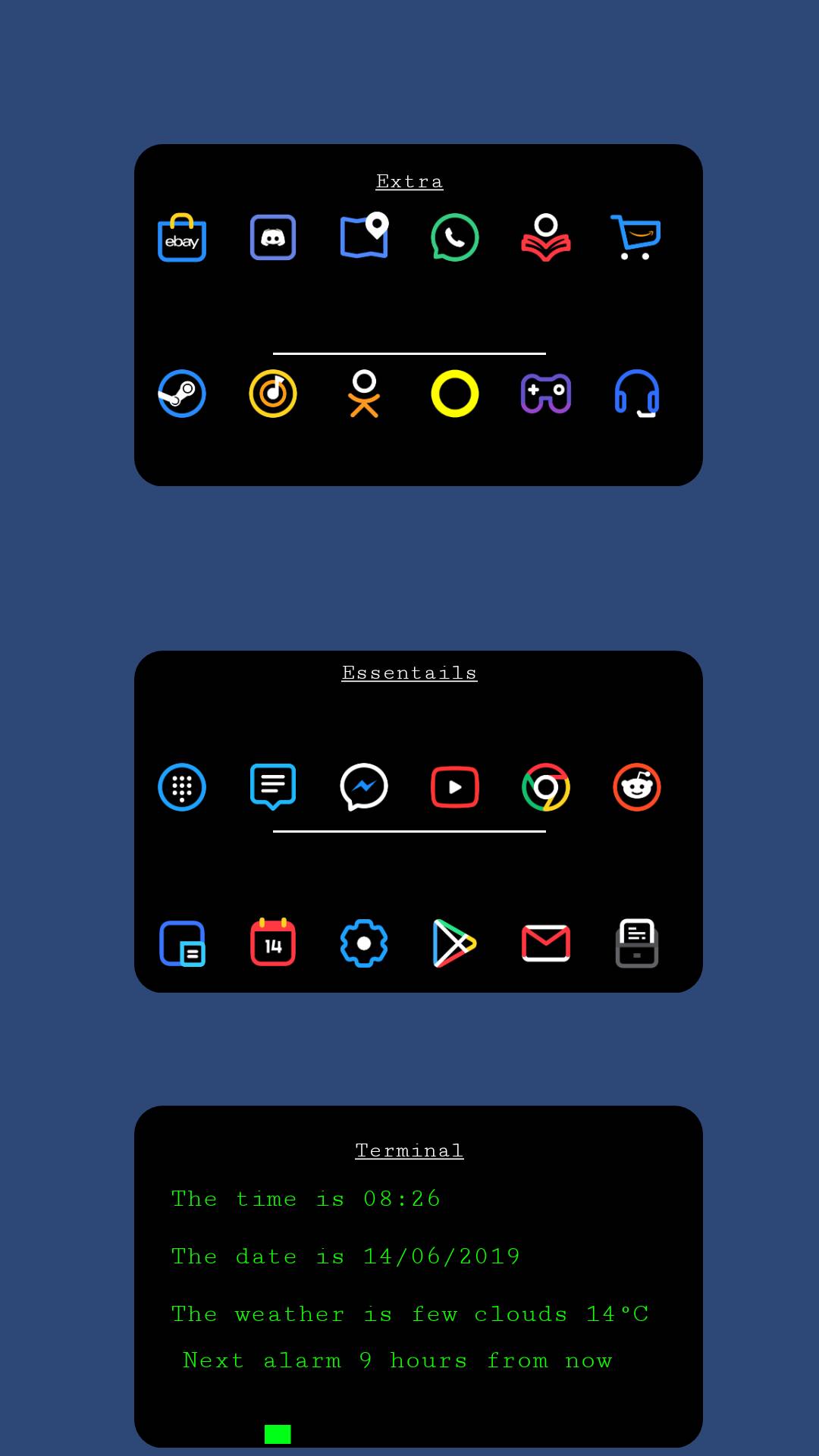 Minimal Neon Setup | Scrolller