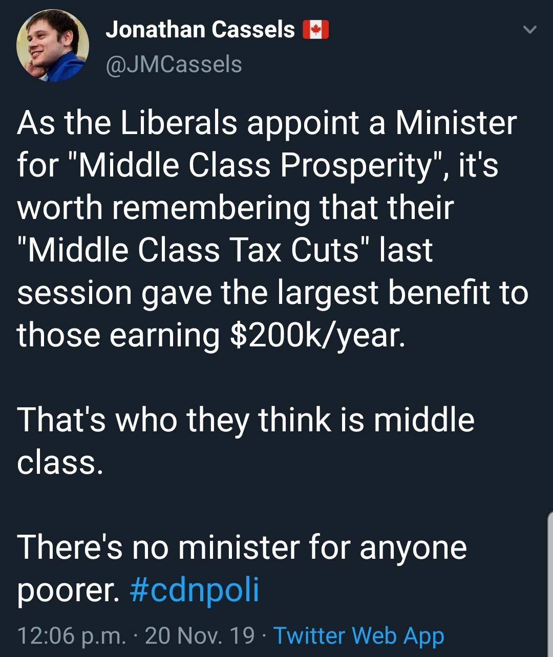 Minister For Lower Upper Class Scrolller