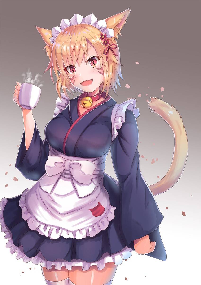 Miqo'te Maid Waitress [Final Fantasy] | Scrolller
