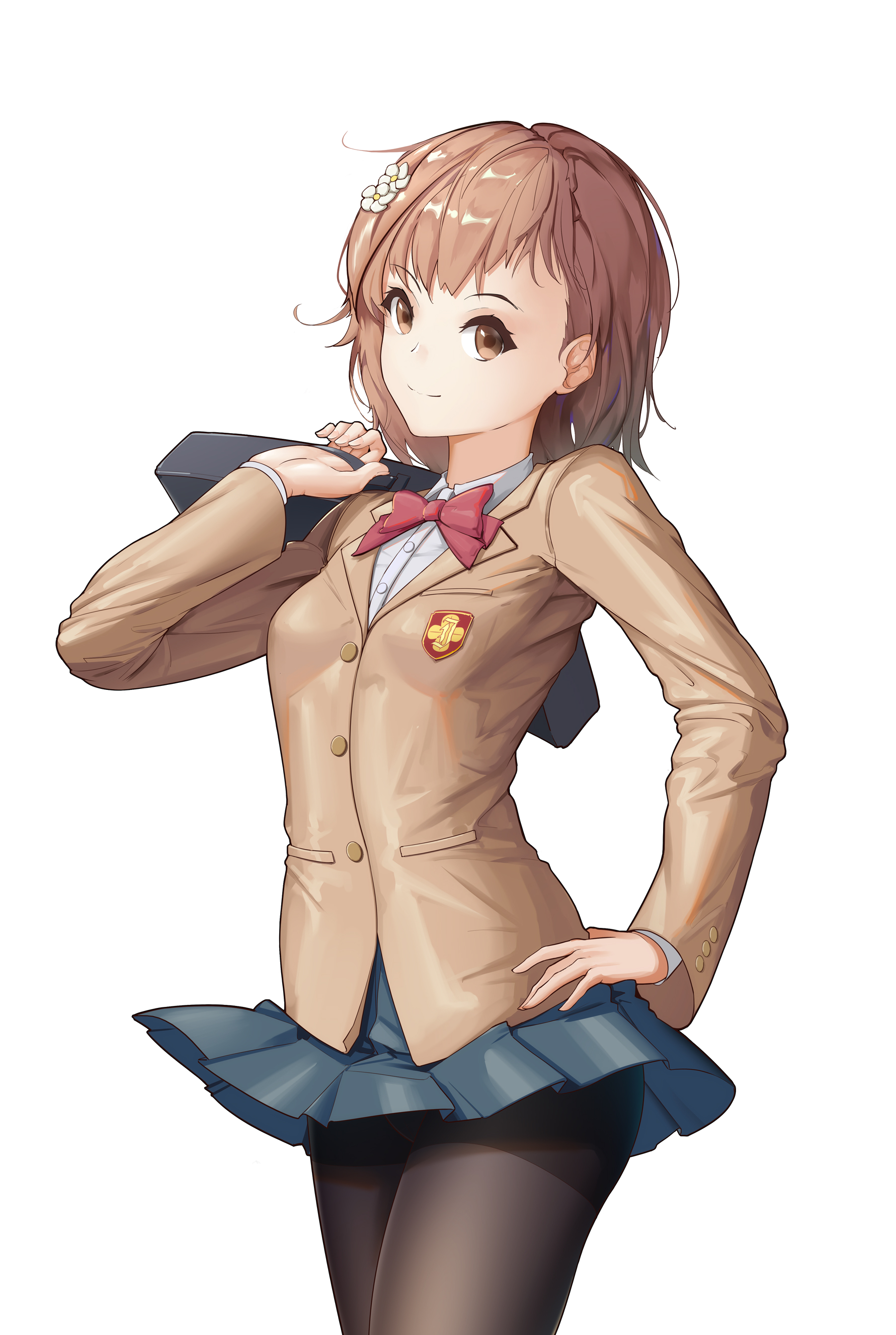 Misaka in black stockings | Scrolller