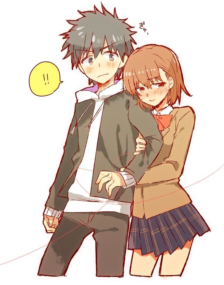 Misaka spending time with Touma | Scrolller