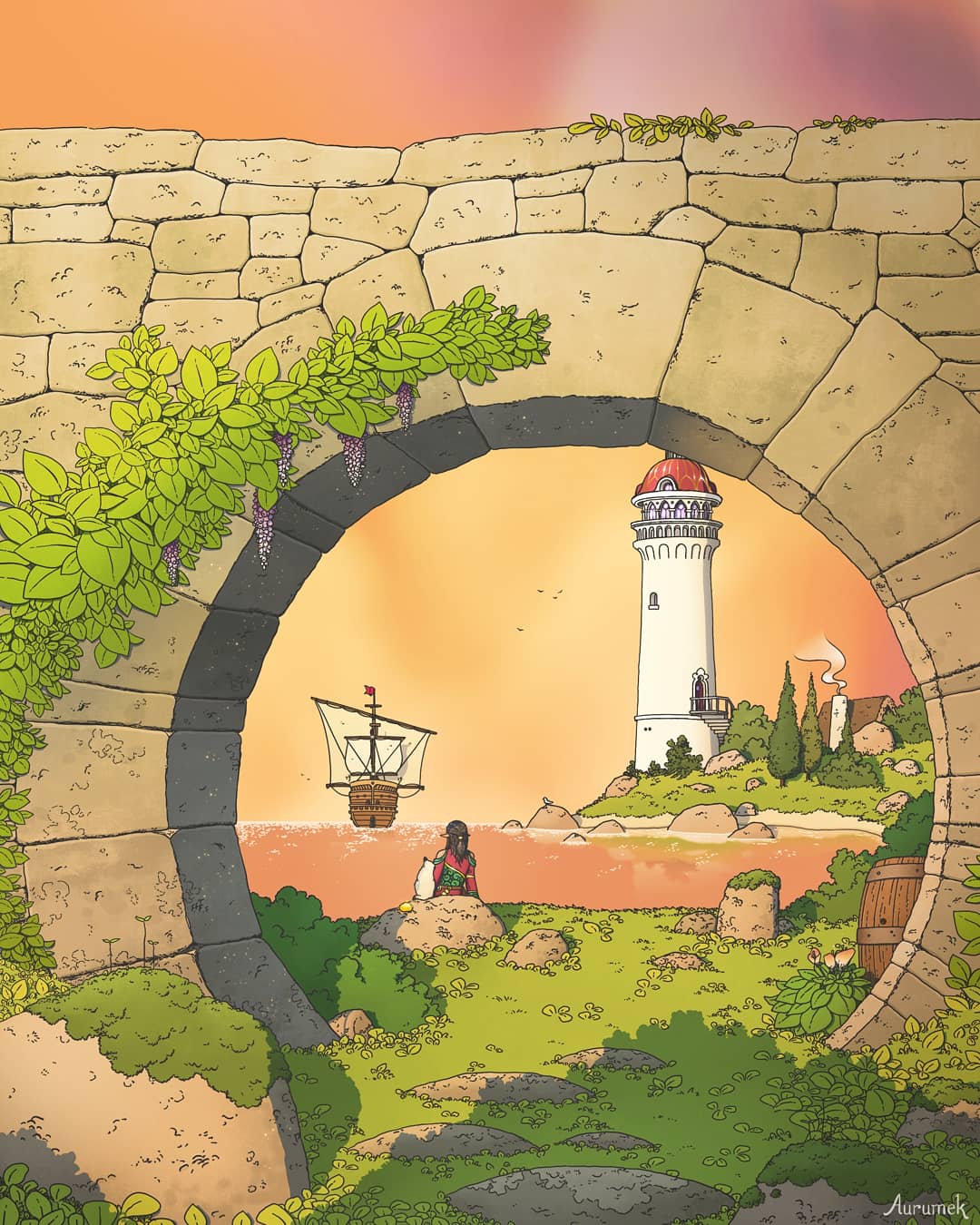 Missing you, me, procreate, 2021 | Scrolller