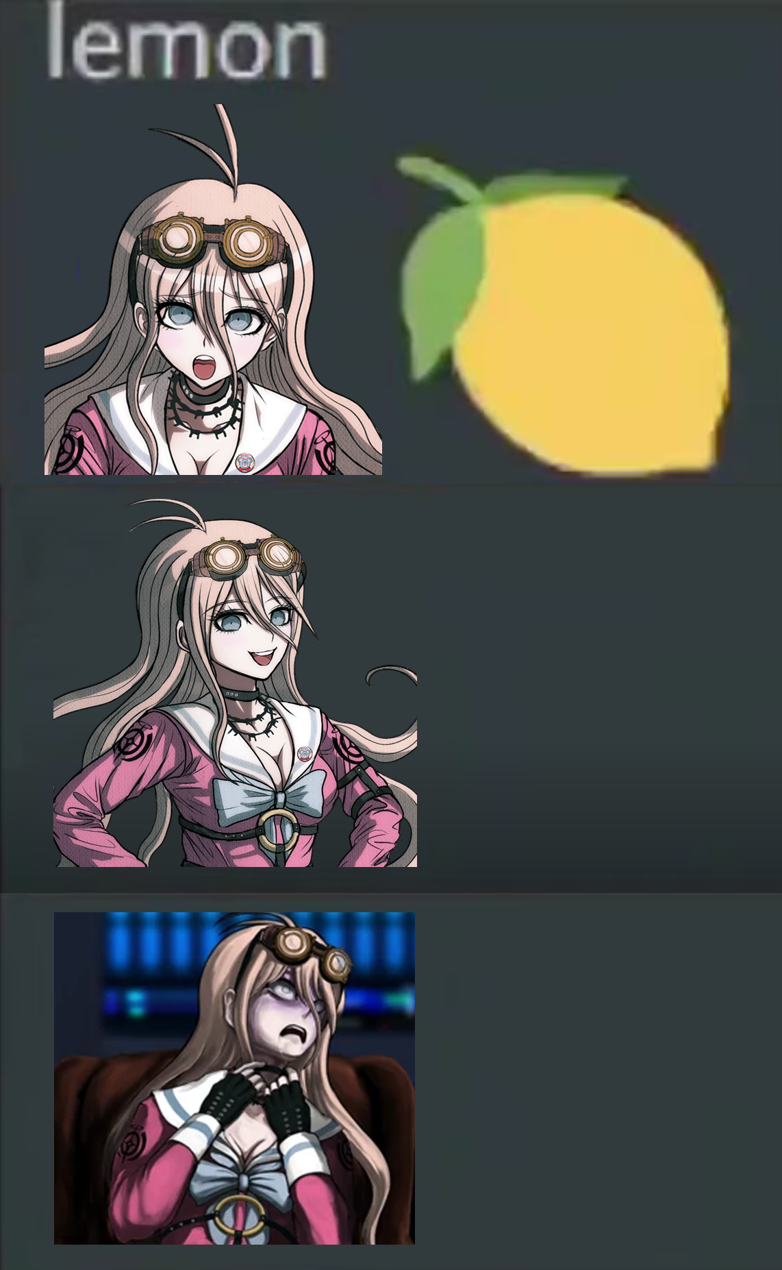 Miu eats a lemon [OC meme] | Scrolller