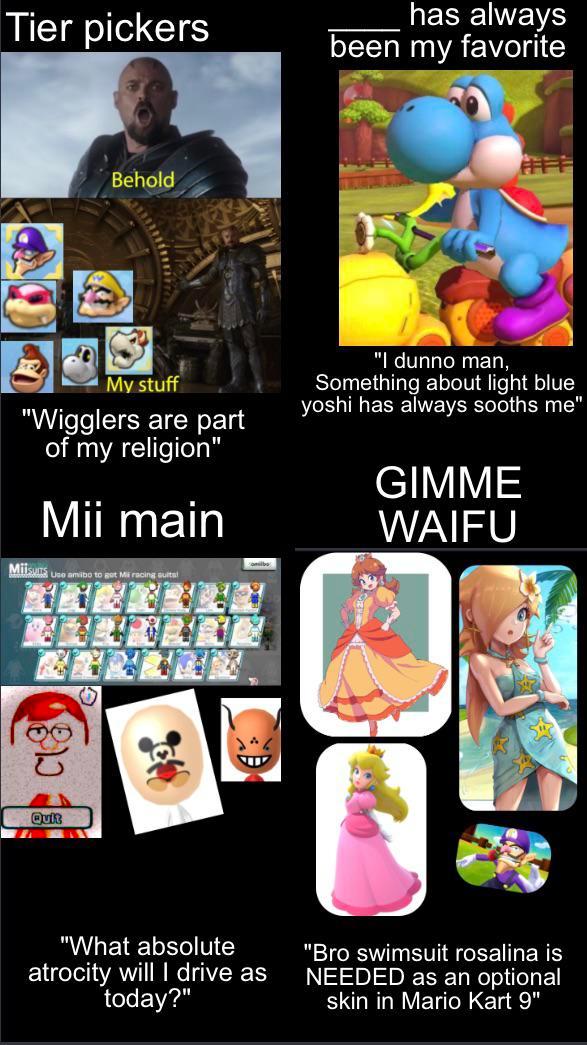 [Mk8dx] How do you choose your character? | Scrolller