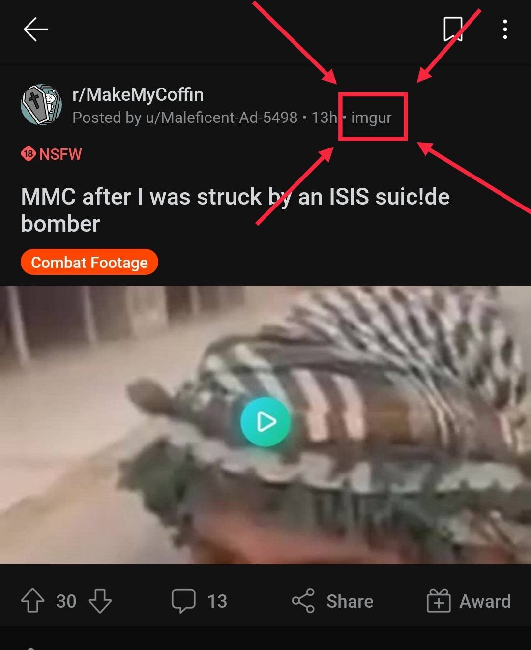 MMC after I teach mobile users how to play imgur links. Just tap the imgur text and your gif ...