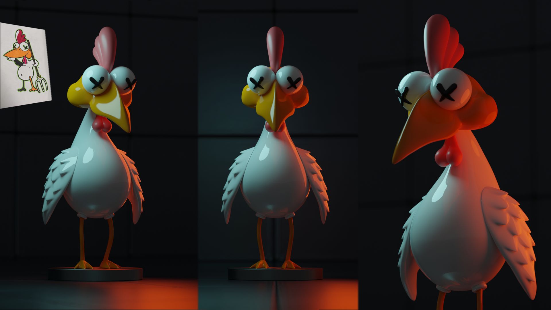 Modeled one of my OC's in Blender | Scrolller