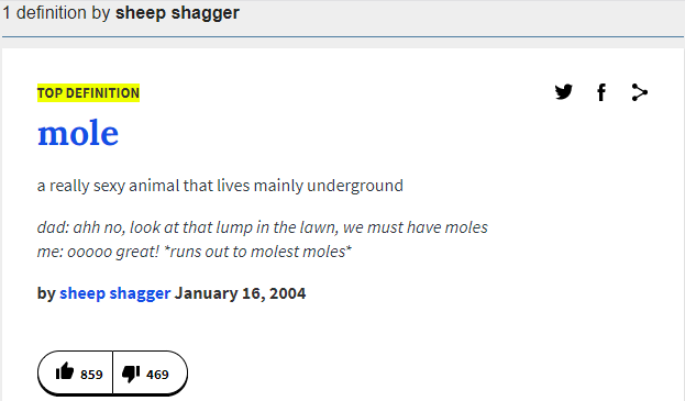 mole rule | Scrolller