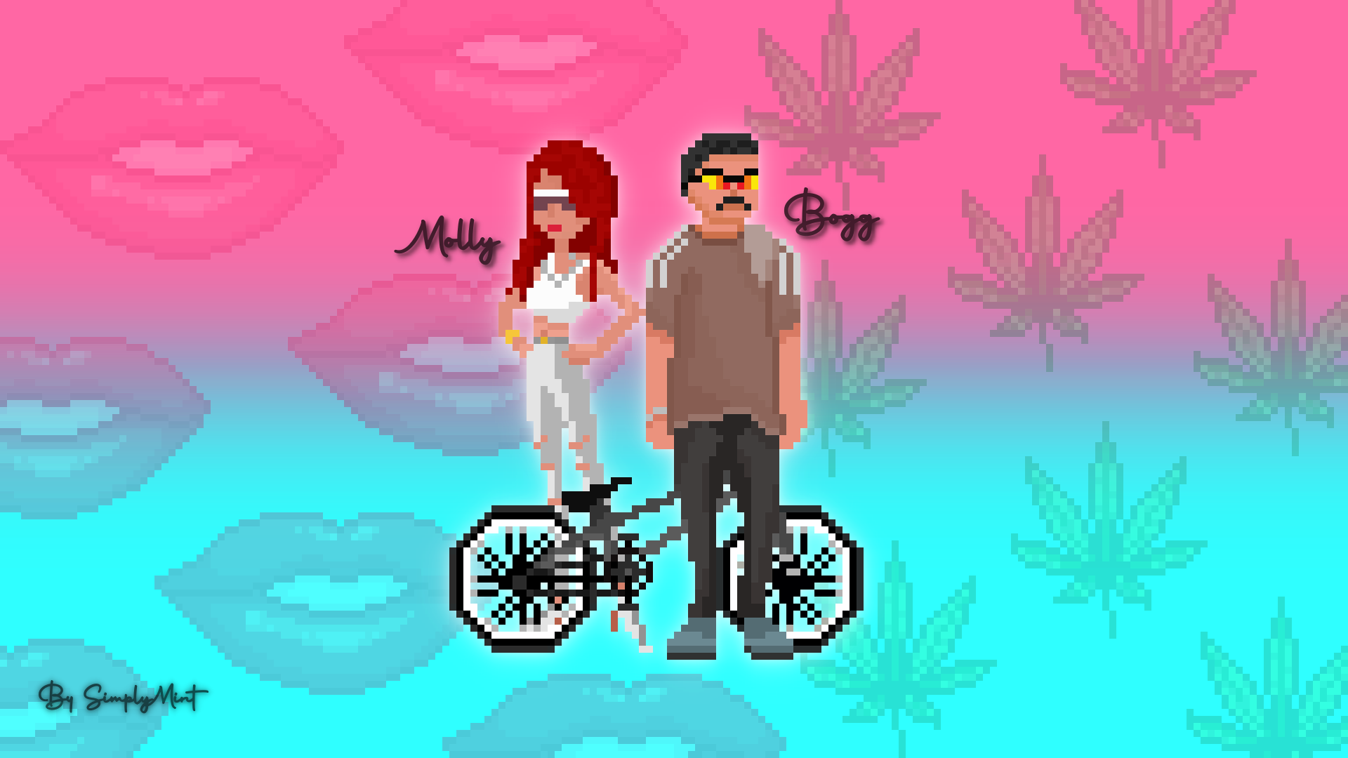 Molly & Bogg Pixel Art :) | Scrolller