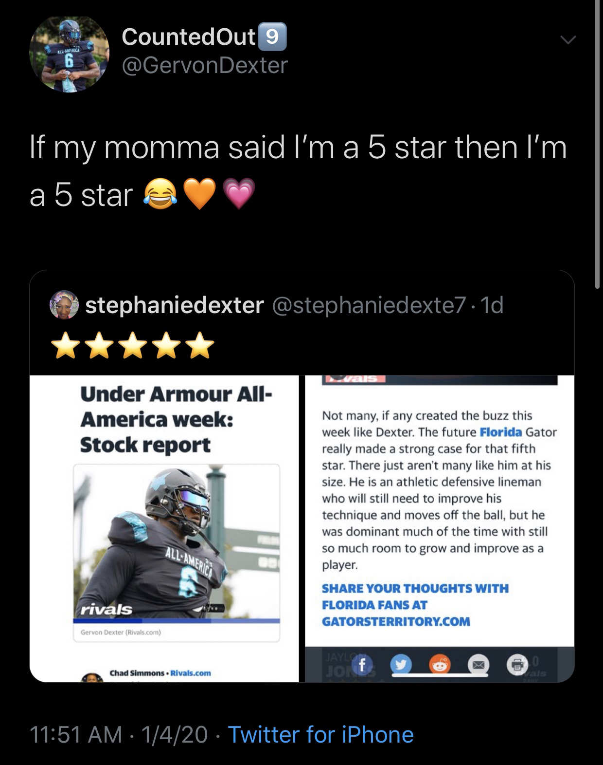 Momma’s Five Star DT | Scrolller
