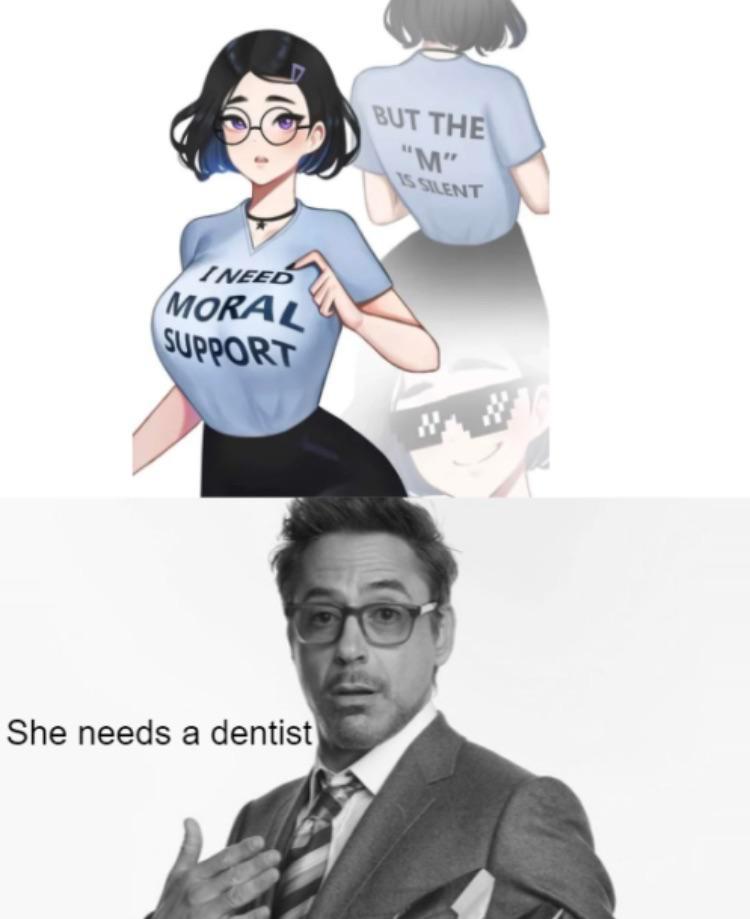 Moral support | Scrolller