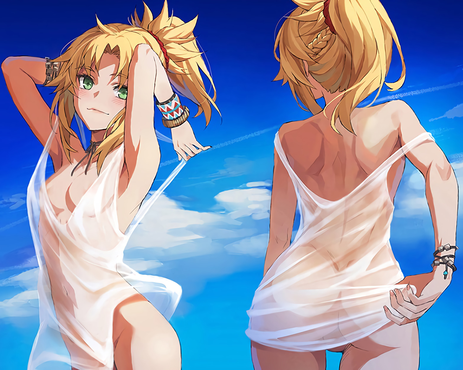 Mordred's see-through swimwear X3 | Scrolller