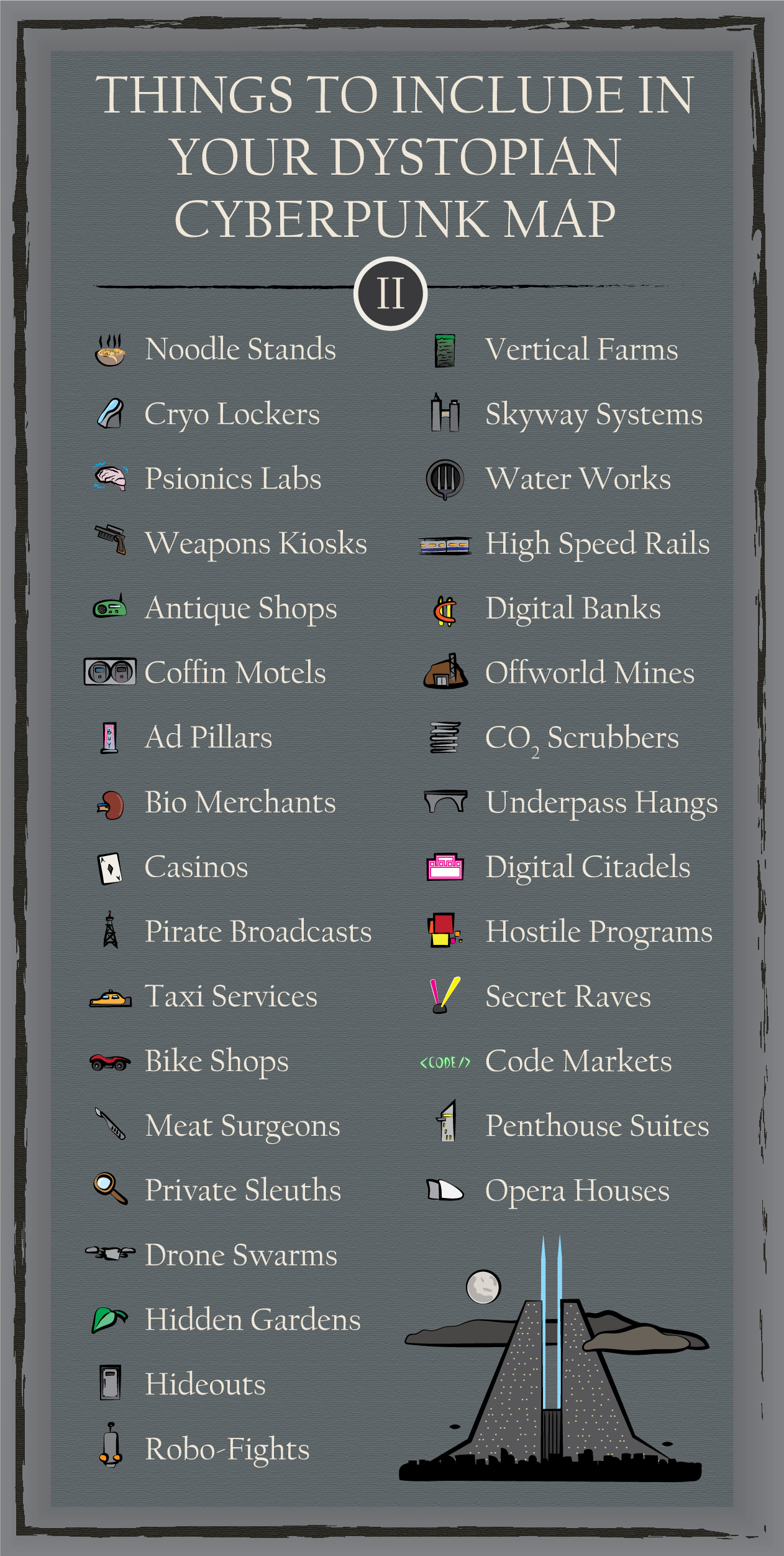 More Cyberpunk Location Ideas for Your Worldbuilding | Scrolller