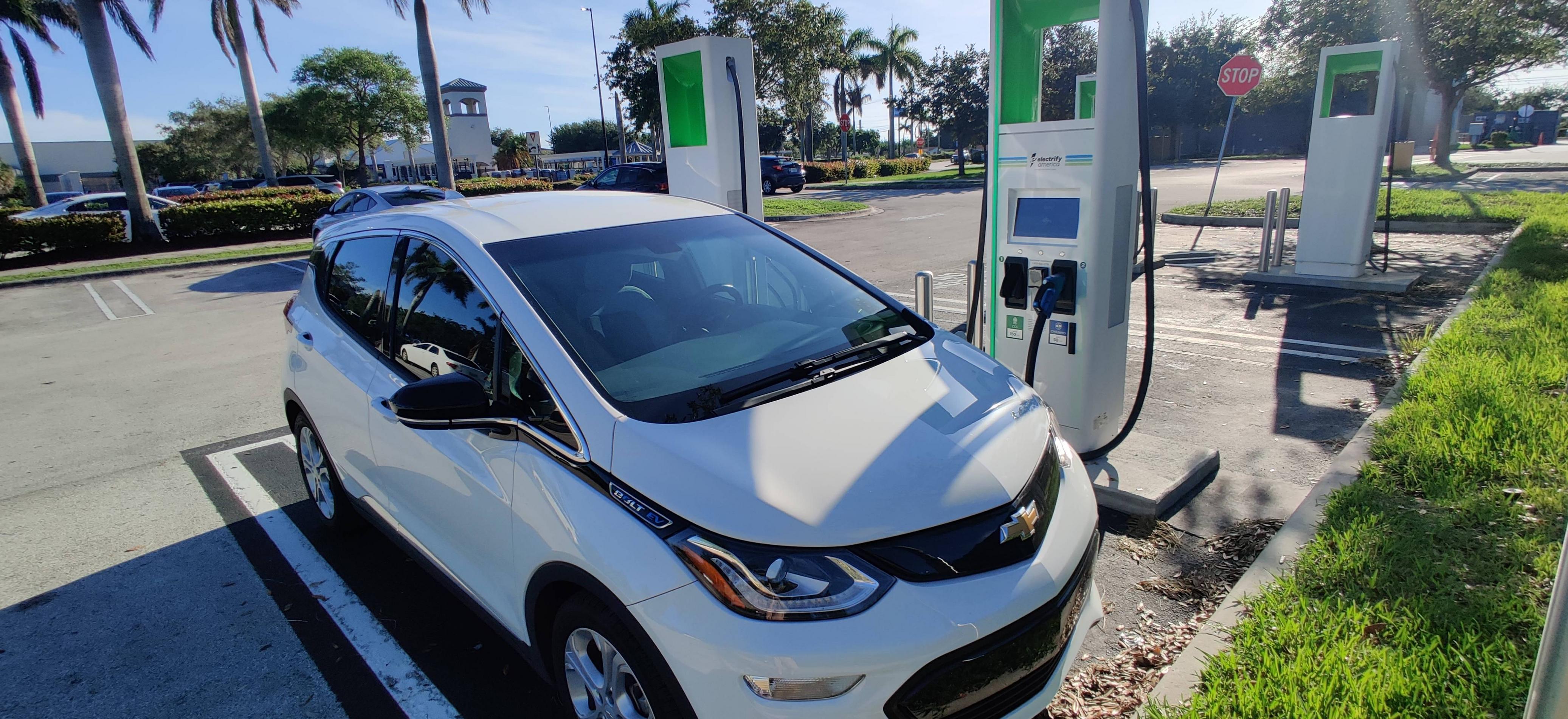 More Freedom charging at the local Walmart EA charging station. | Scrolller