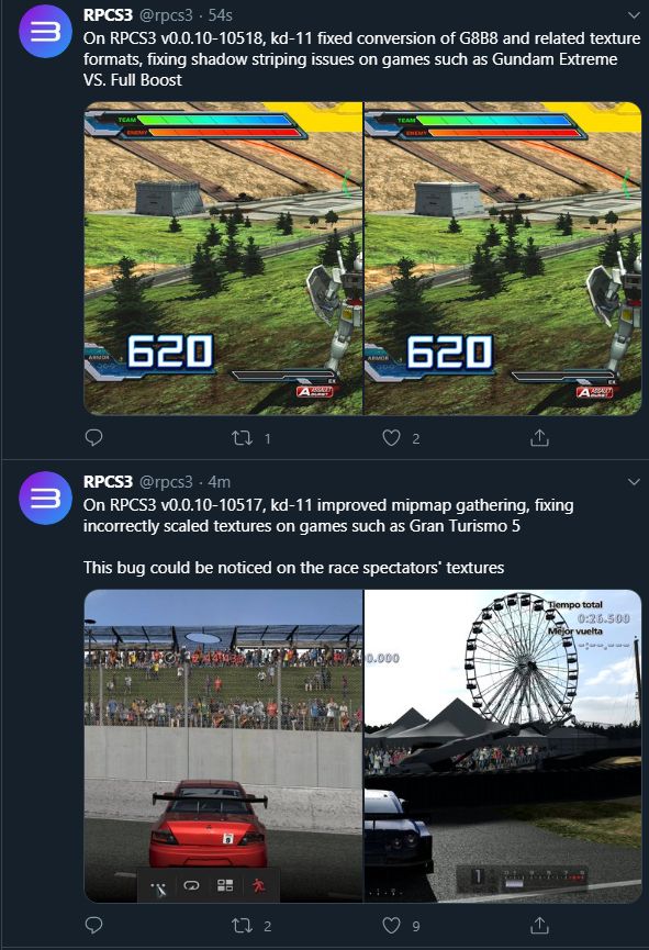 More Graphical and Texture issues fixed on RPCS3 by kd-11 | Scrolller