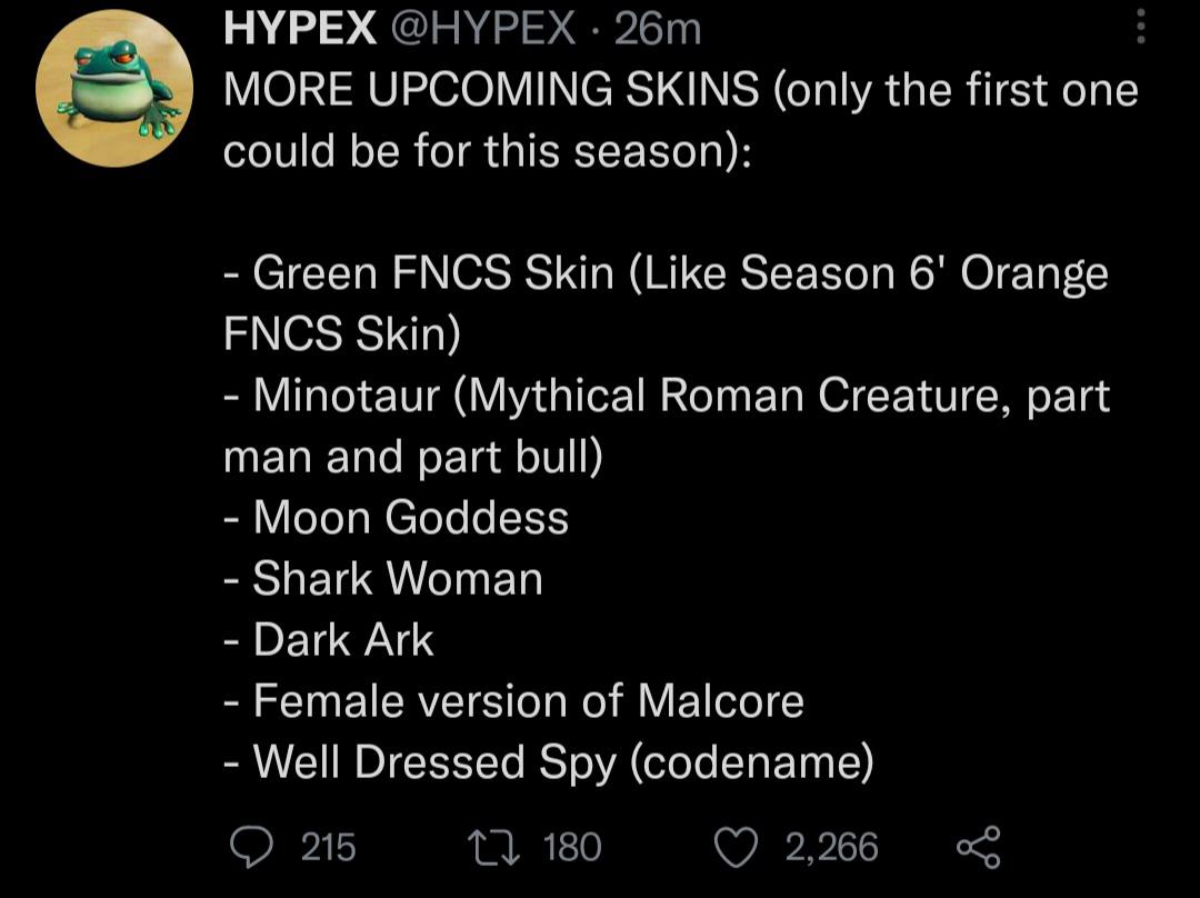 More Upcoming Skins! (@HYPEX) | Scrolller