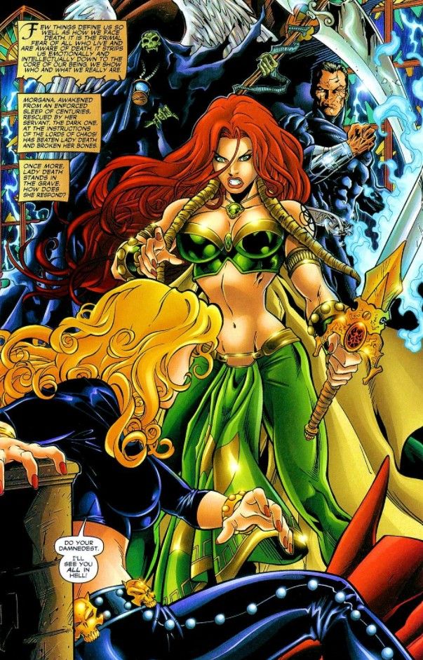 Morgana [Lady Death: Goddess Returns #1] | Scrolller