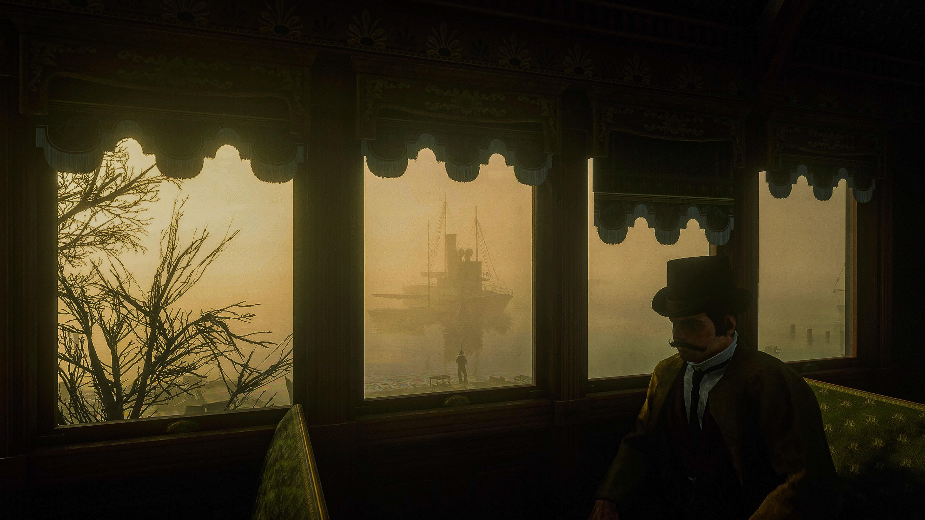 Morning Passenger Train Passing Through Saint Denis - RDR2. | Scrolller