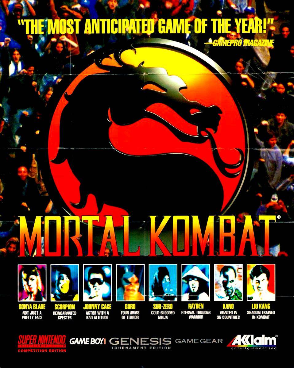 Mortal Kombat magazine ad | Scrolller