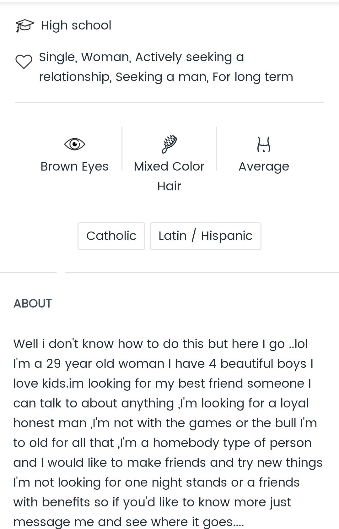 Mother of 4 is ready to settle down | Scrolller