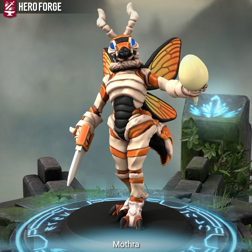 Mothra: Hero Forge (OC) | Scrolller