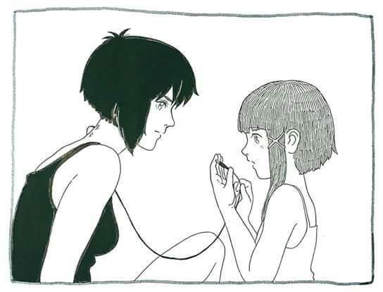 Motoko and Lain | Scrolller