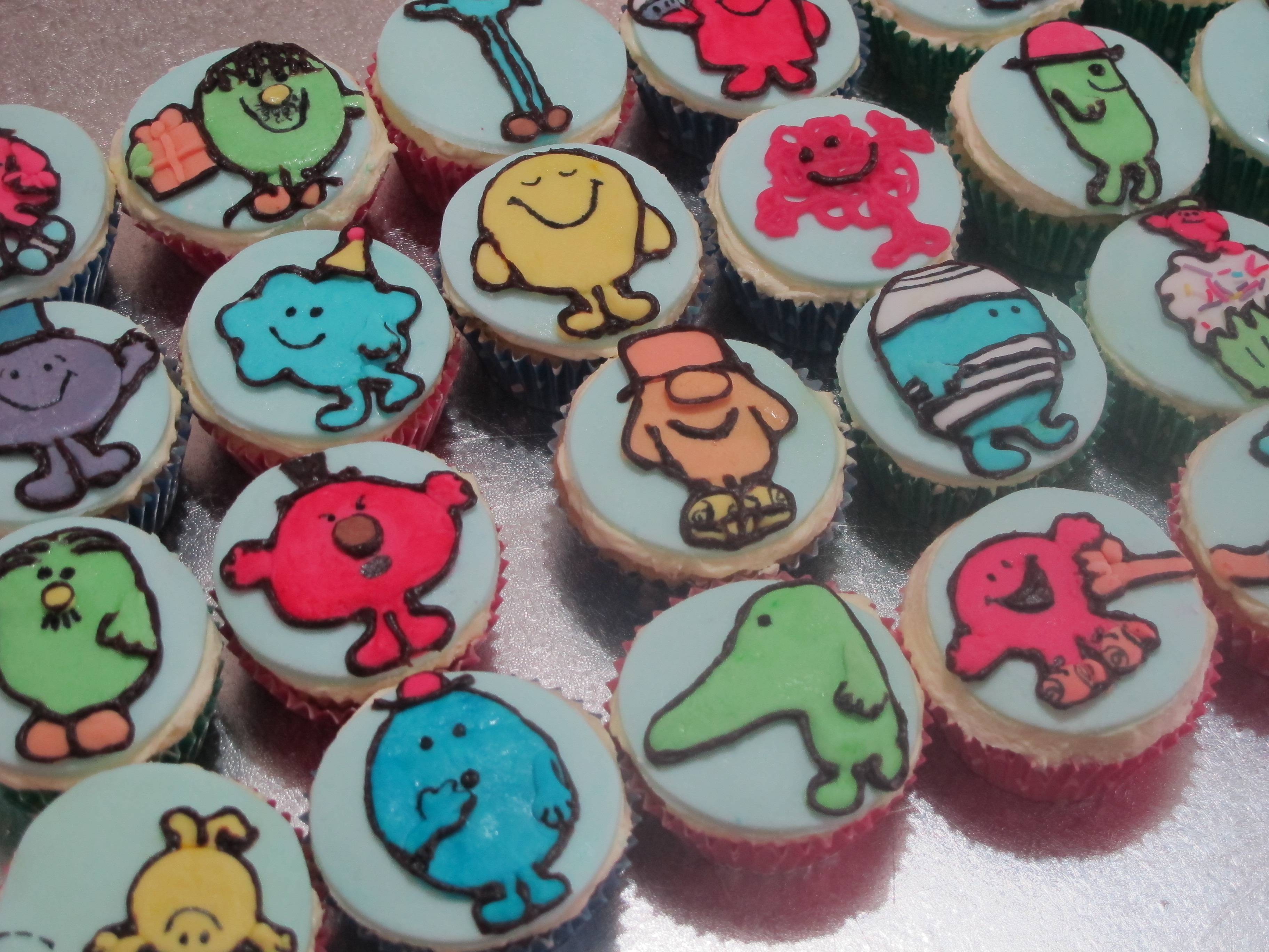 Mr Men cupcakes | Scrolller