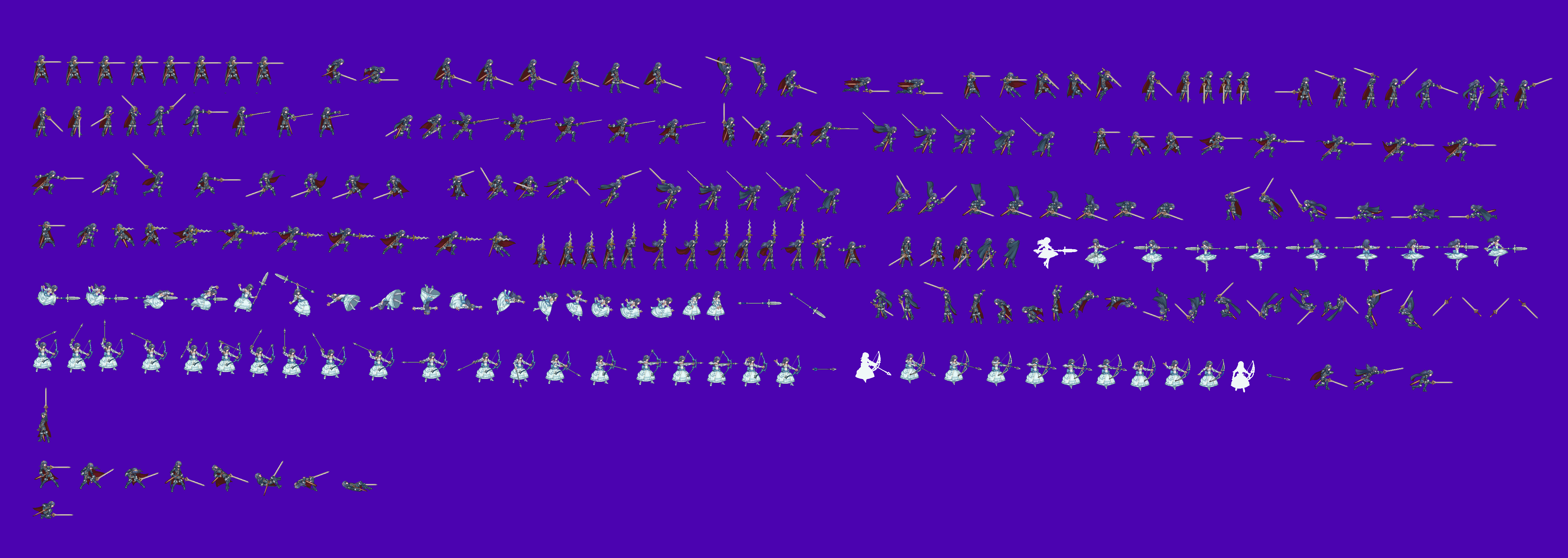 MUGEN Lucina Sprite Sheet | Scrolller