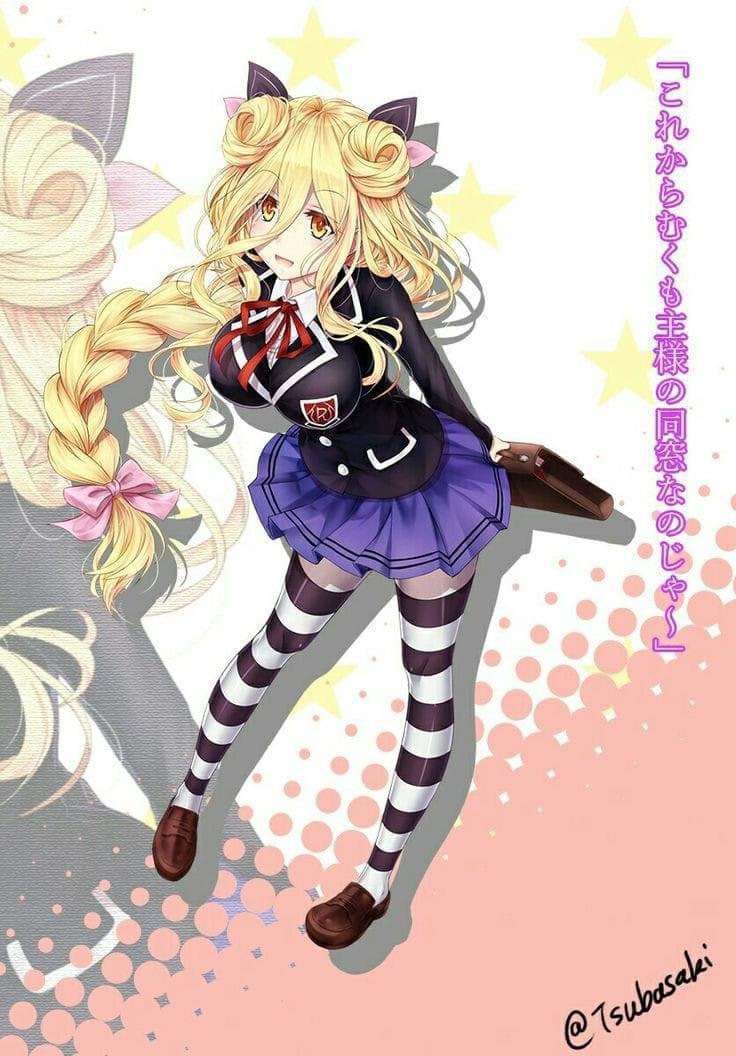 Mukuro Hoshimiya In Raizen High School Uniform | Scrolller