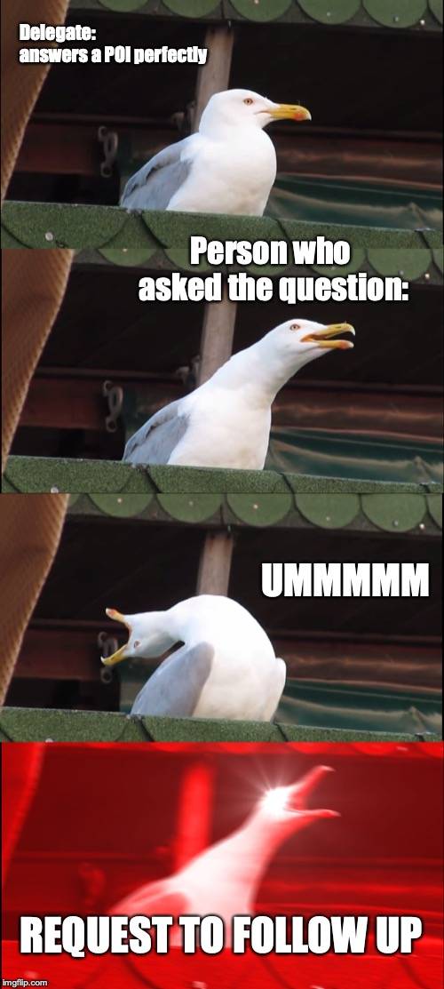 MUN inside jokes be like | Scrolller