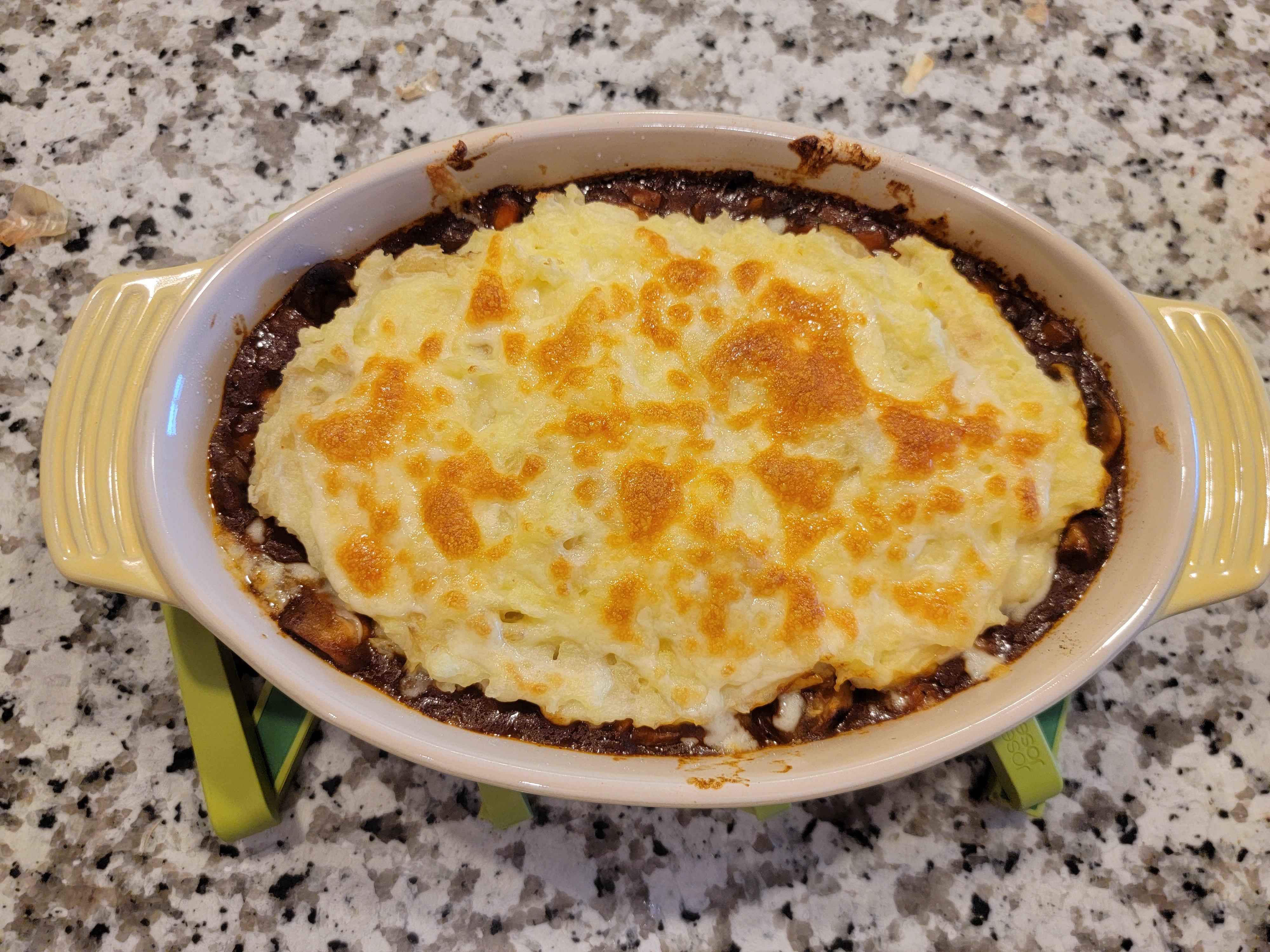 Mushroom and herb shepherd's pie | Scrolller