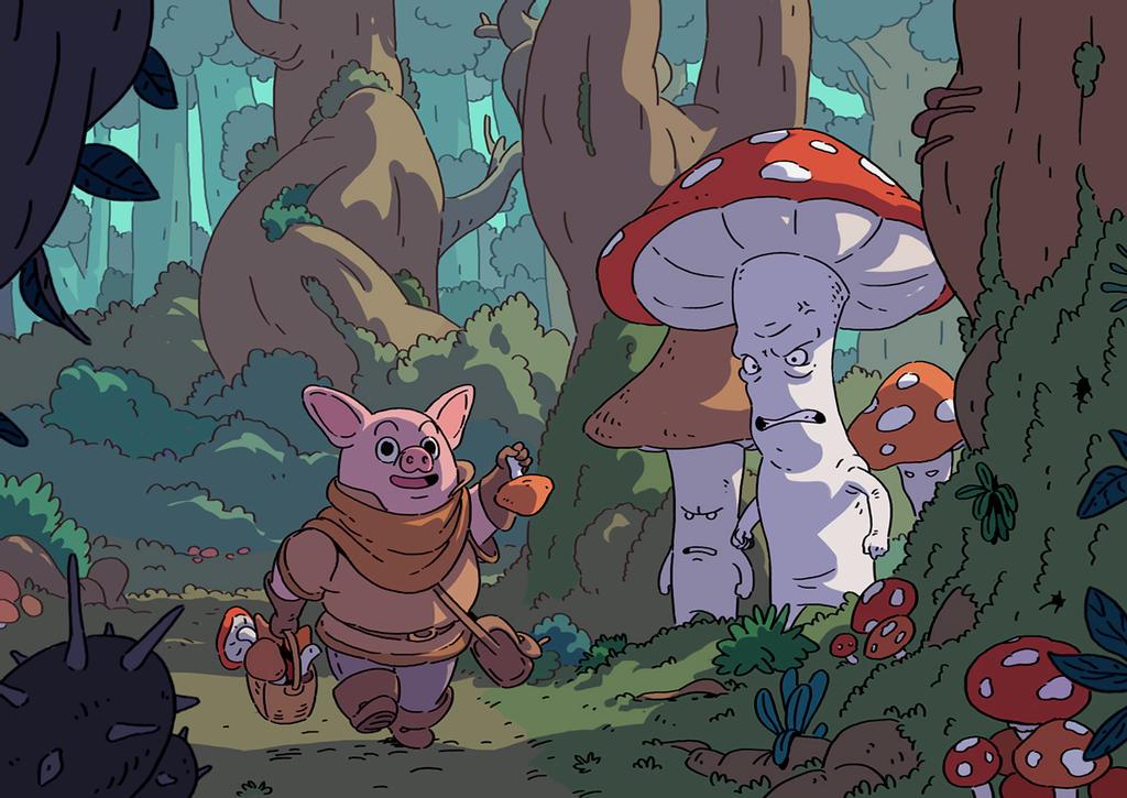 Mushroom Forest by Varguy | Scrolller