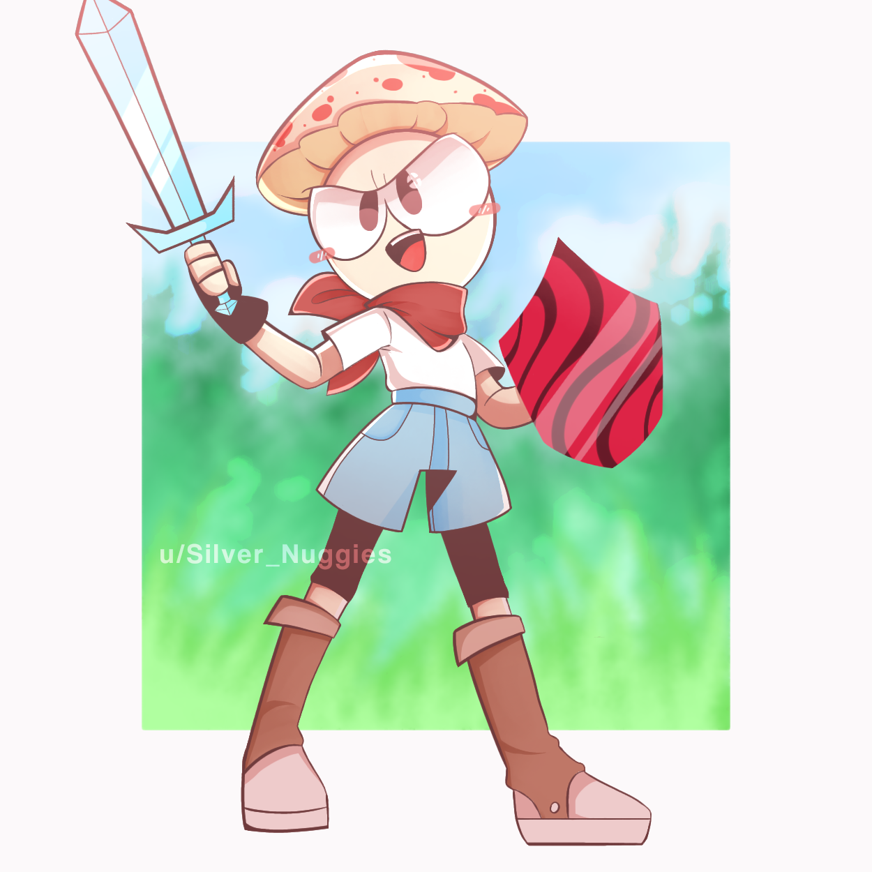 Mushroom man fanart | Scrolller