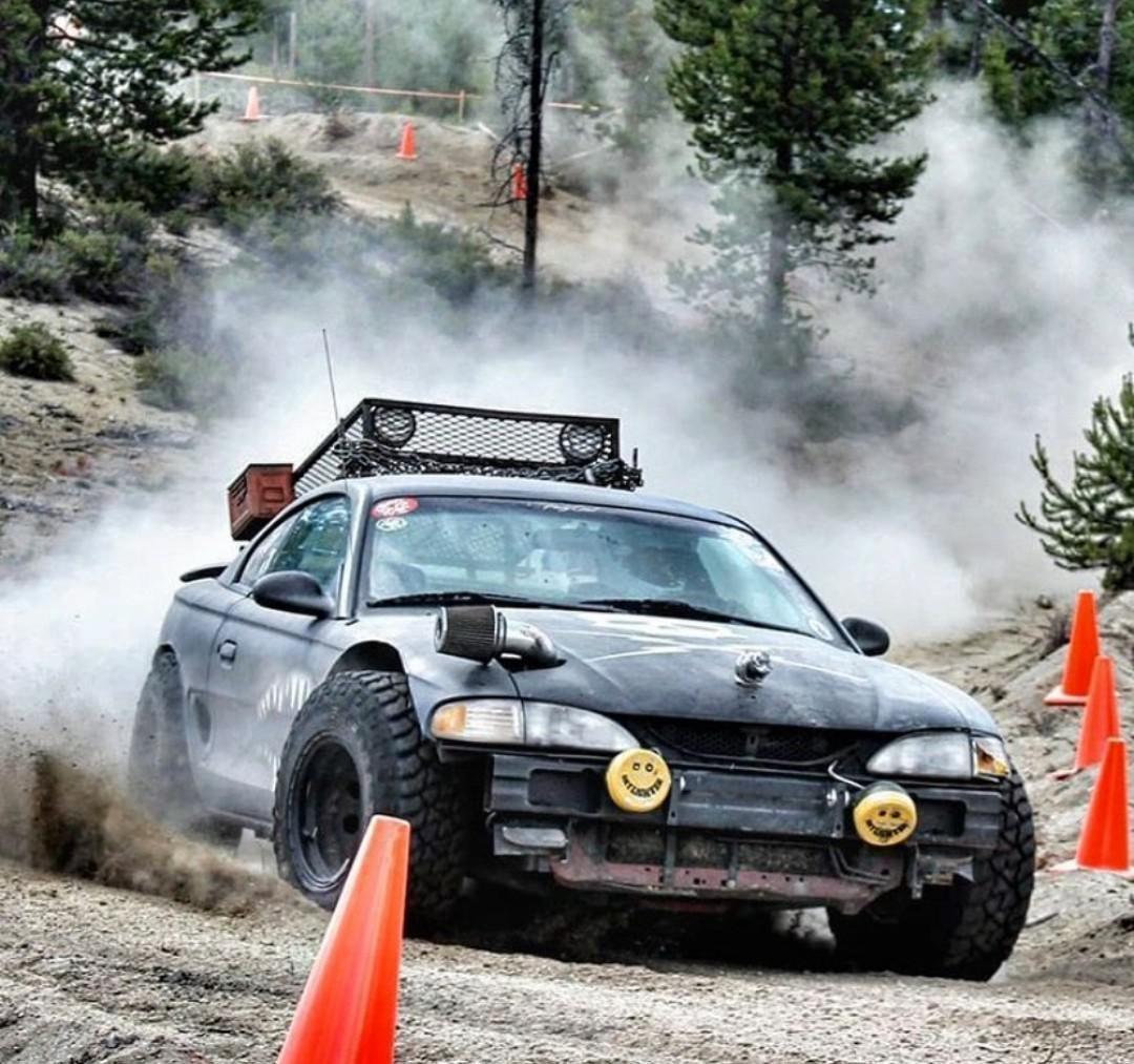 Mustang Kickin' Up Dirt | Scrolller