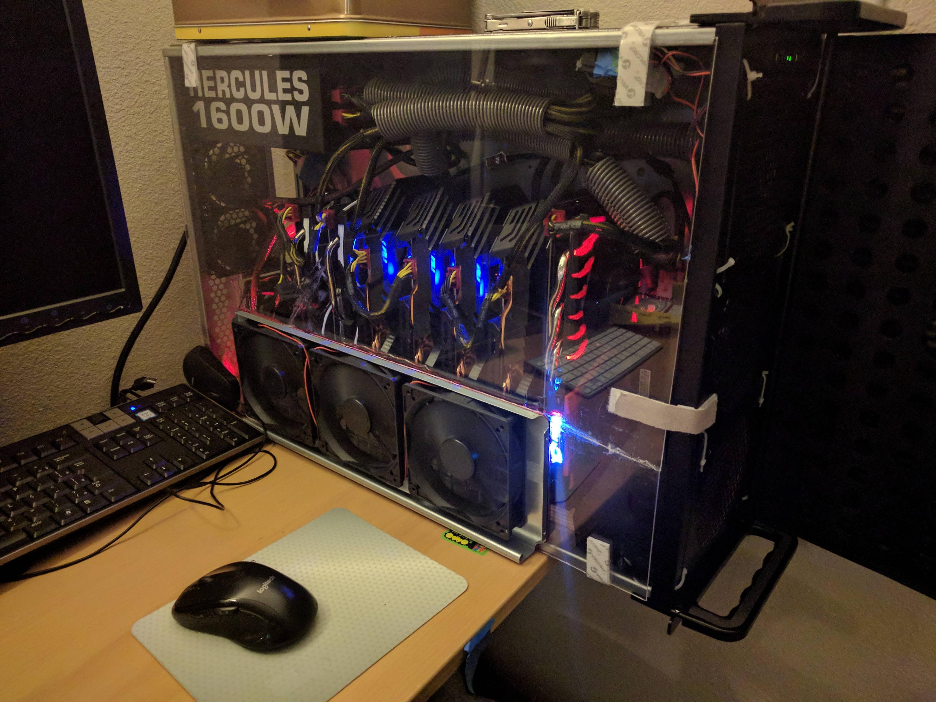 My 7 GPU space heater | Scrolller