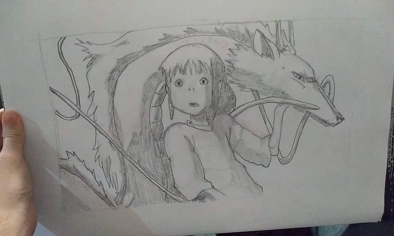 My attempt at a Spirited Away drawing. | Scrolller