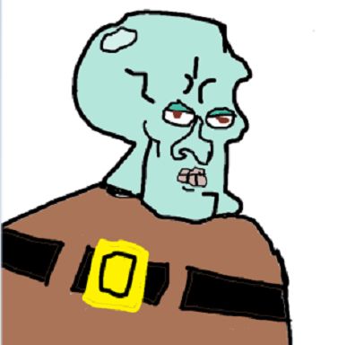 My attempt at drawing handsome squidward, OC | Scrolller