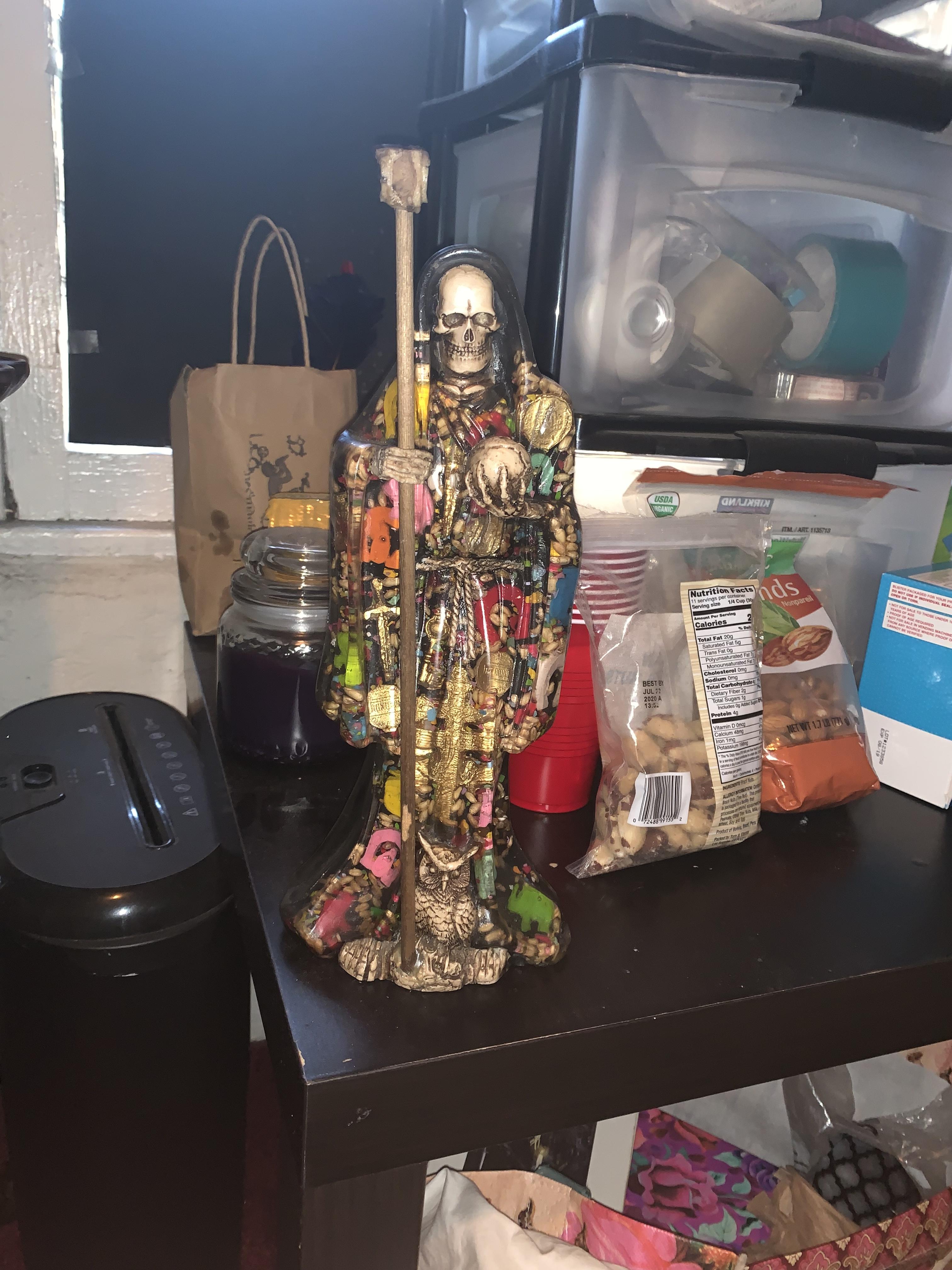 My biggest Santa Muerte statue! | Scrolller