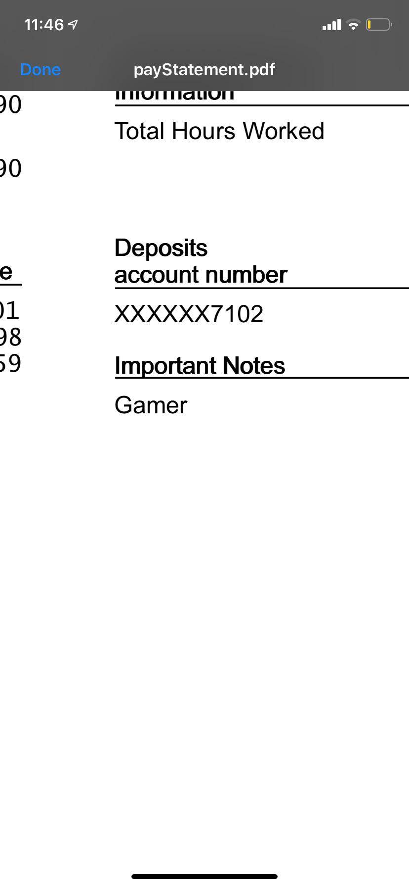 My boss put this on my paystub, glad to know I’m in a safe work environment ☺️ | Scrolller