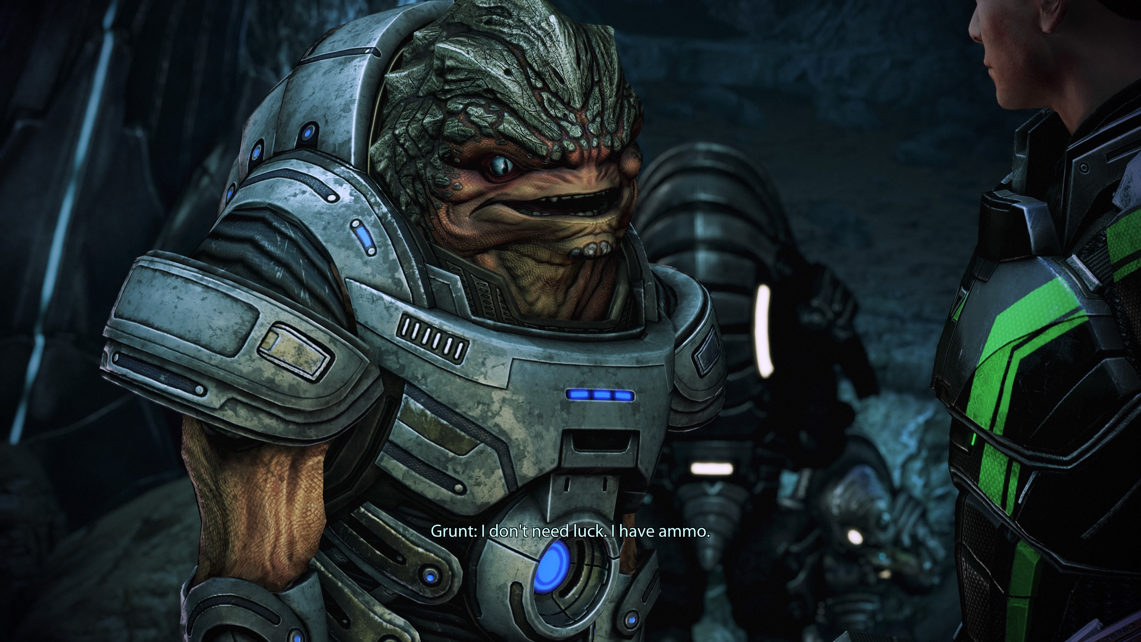 My boy grunt said the line! | Scrolller