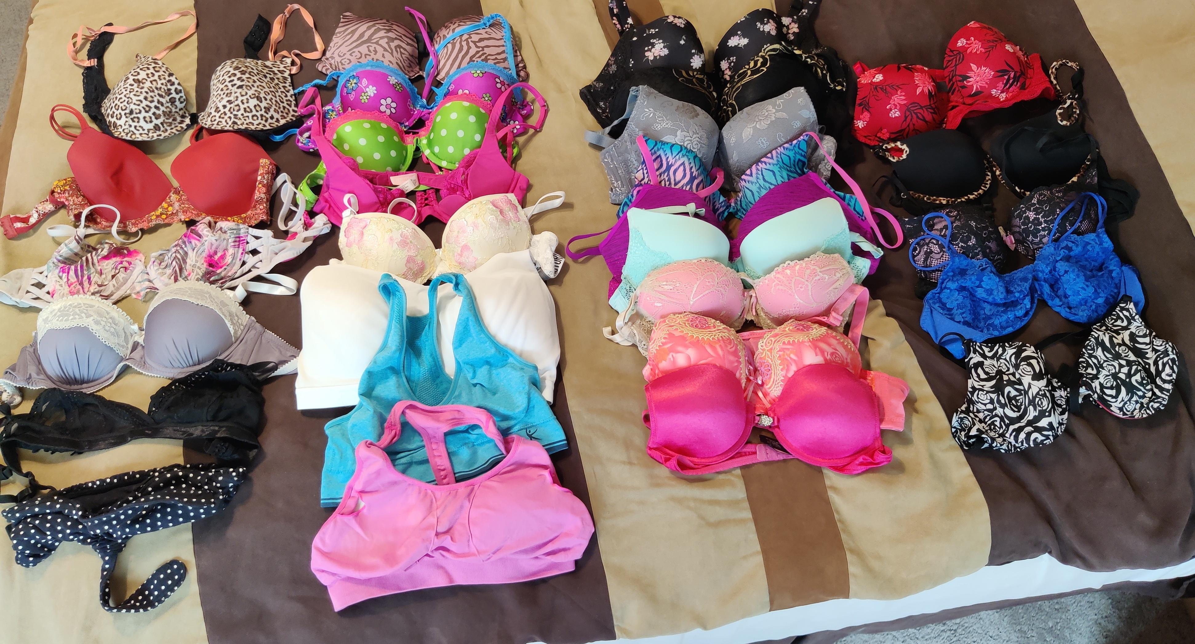 My bra collection....from all different sources. | Scrolller