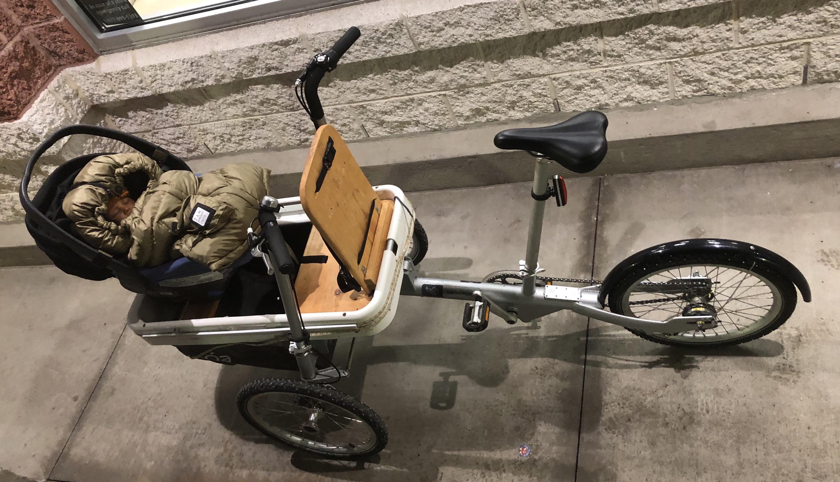 My cargo bike with precious cargo | Scrolller