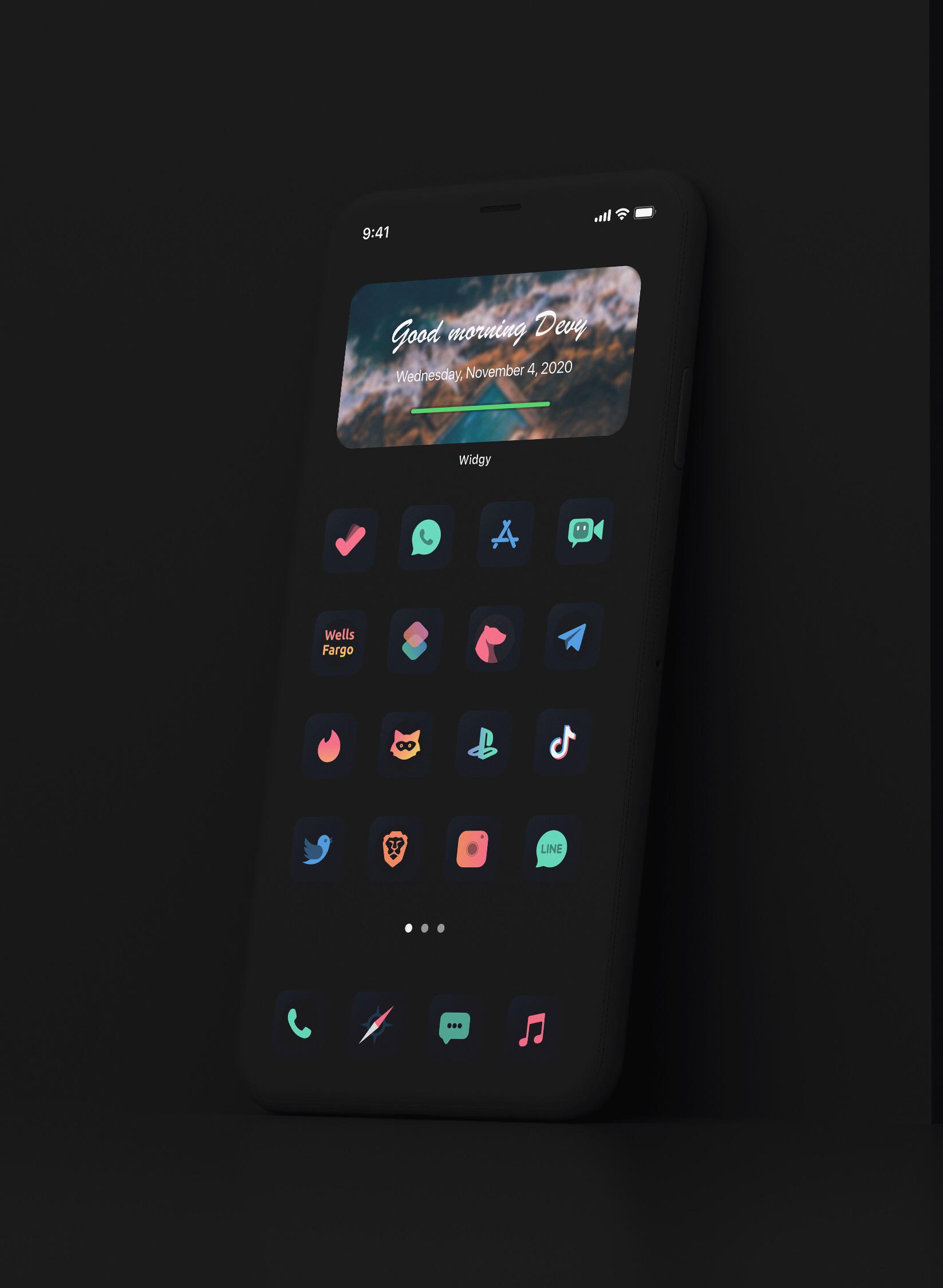 Current iOS 14 Dark Setup. | Scrolller