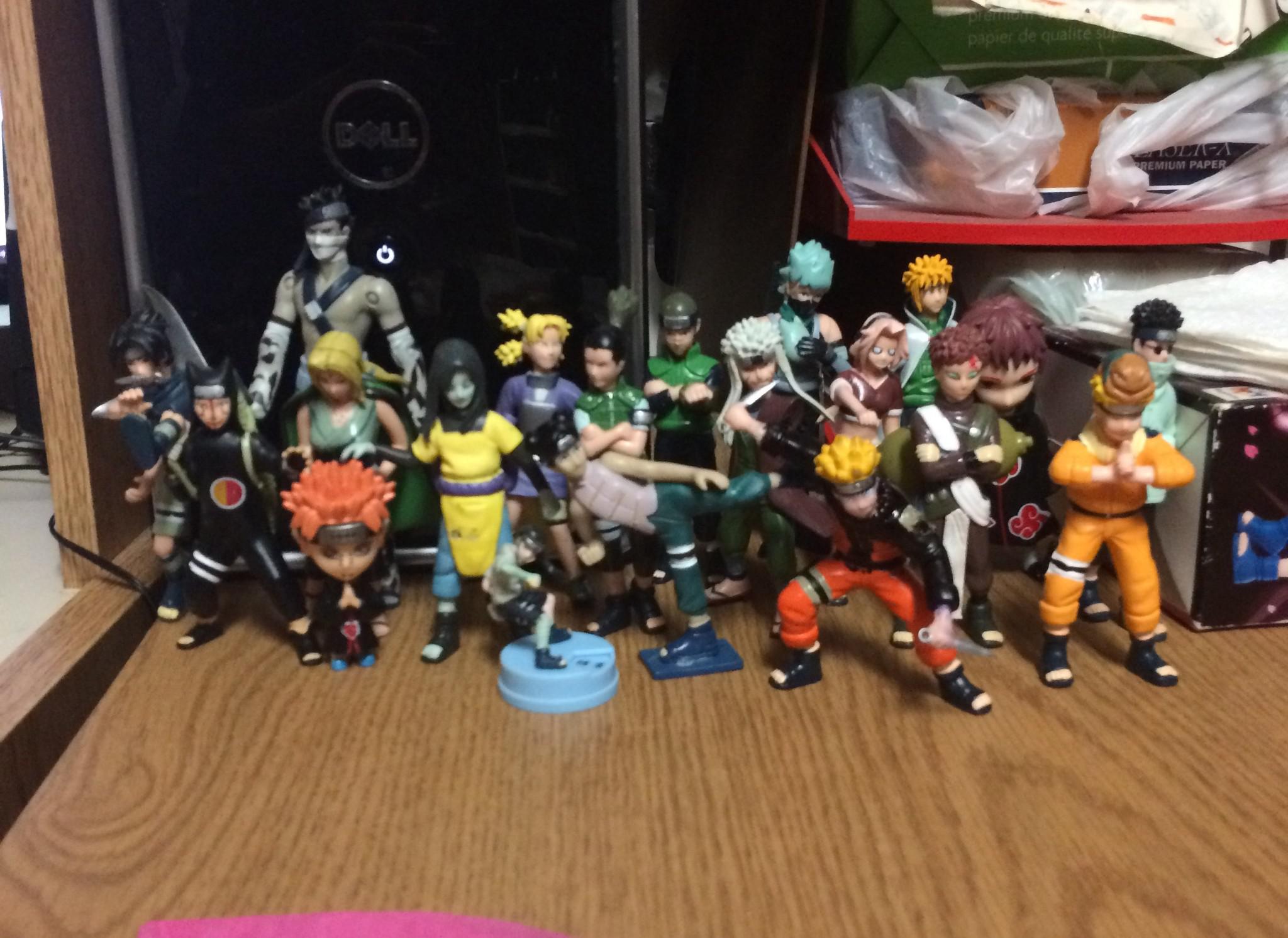my collection of bootleg Naruto figurines | Scrolller